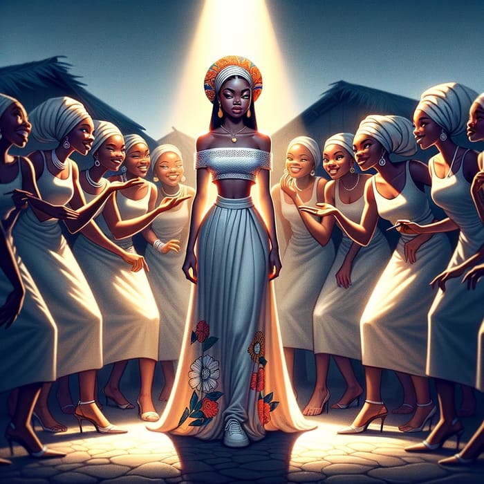 The Story of Nneka - Youthful Beauty & Village Legacy | AI Art ...