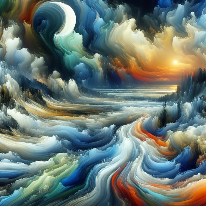 The Urgency of Climate Change Through Abstract Art | AI Art Generator ...
