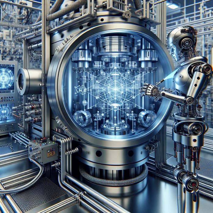 High-Tech MBE Chamber with AI: The Future of Materials Science | AI Art ...