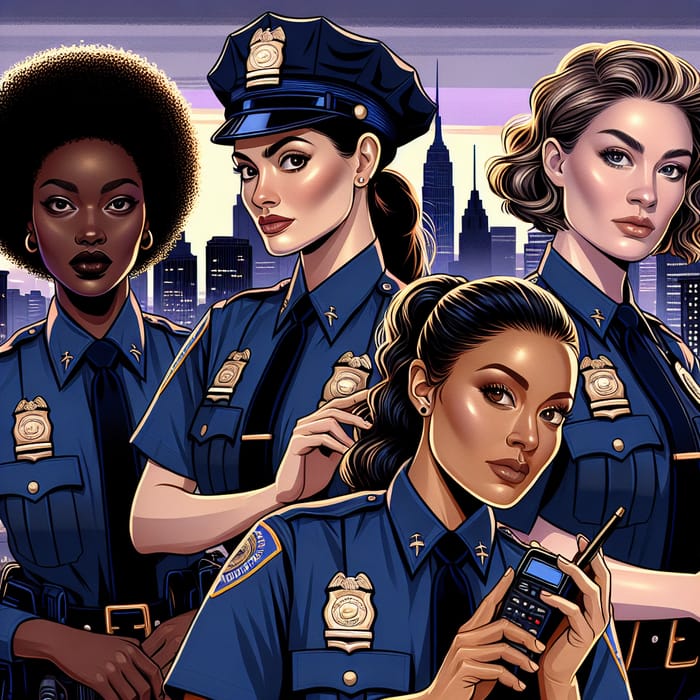 Celebrating Police Women: Strength and Diversity | AI Art Generator ...