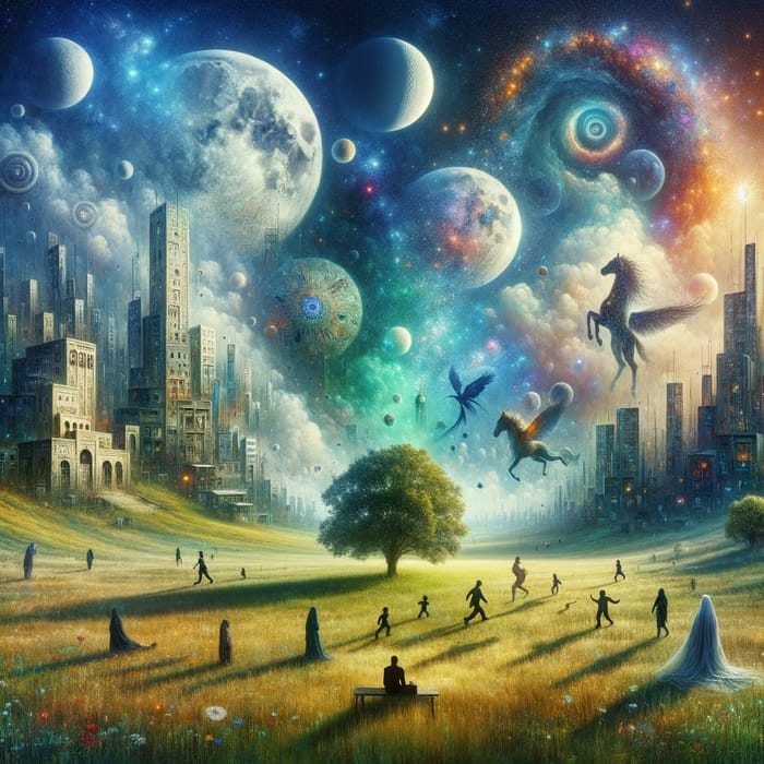 Dreamscape: Ethereal Memories of a Surreal Landscape | AI Art Generator ...