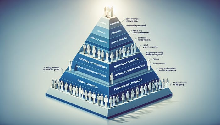 Commitment Pyramid: Navigating Group Engagement Levels | AI Art ...