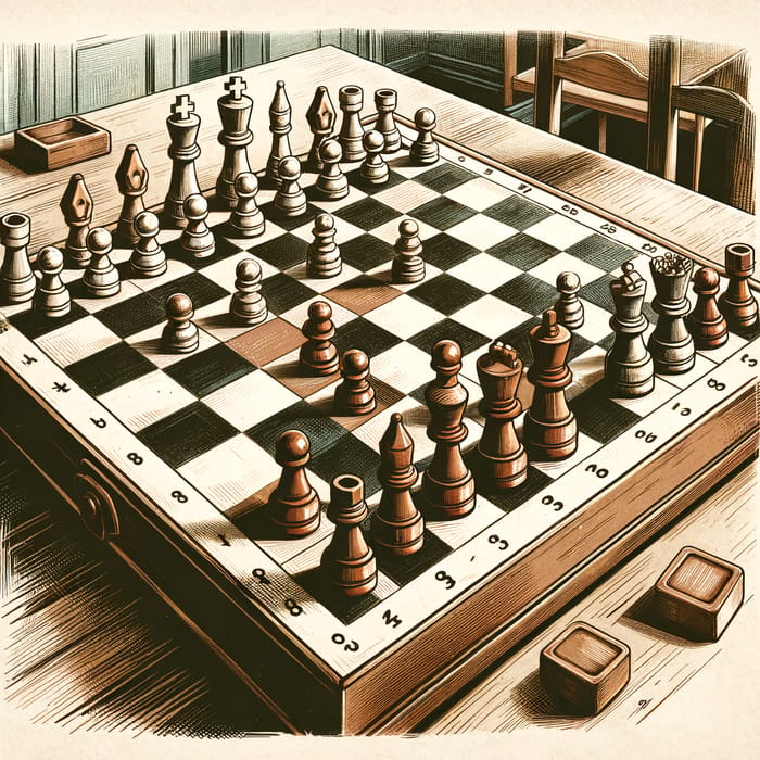 Vintage 1952 Draughts Game Board - Classic Gameplay | AI Art Generator ...