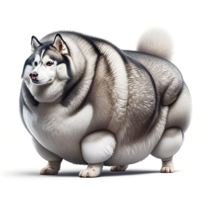 Wild Siberian Husky Inflated Balloon Encounter | AI Art Generator ...