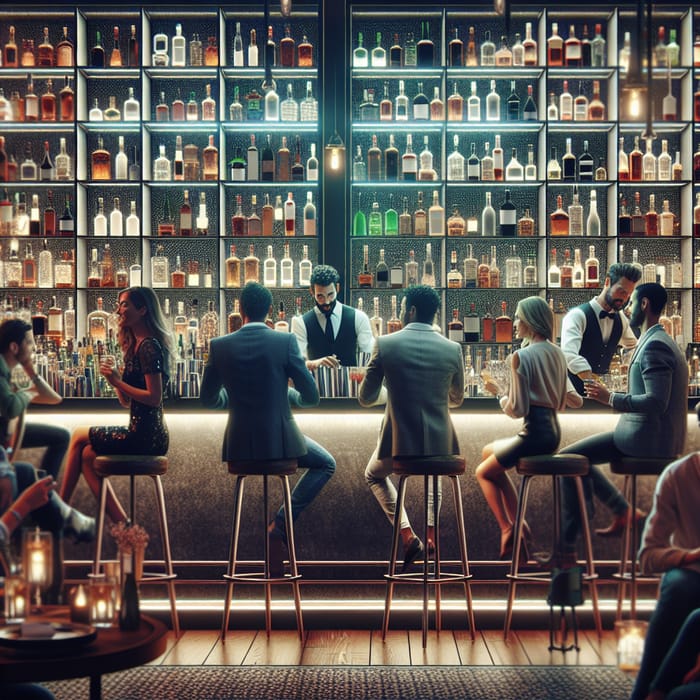 Trendy Drinks Bar – Unwind & Enjoy Exquisite Beverages | AI Art ...