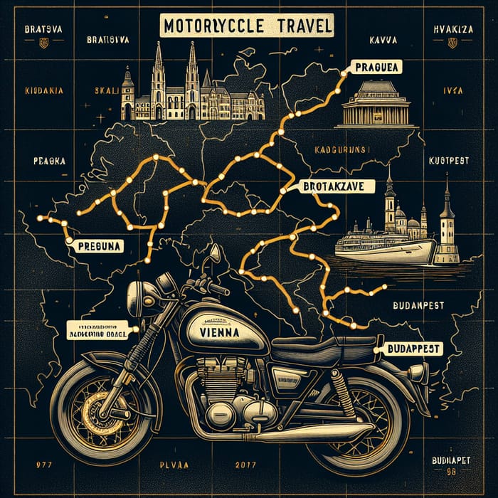 Golden Motorcycle Adventure: Bratislava to Prague, Vienna, Budapest ...