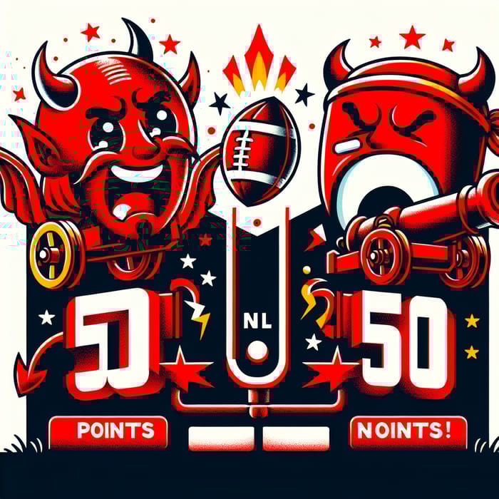 Arsenal Wins 50-0: Manchester United Outplayed | AI Art Generator | Easy-Peasy.AI