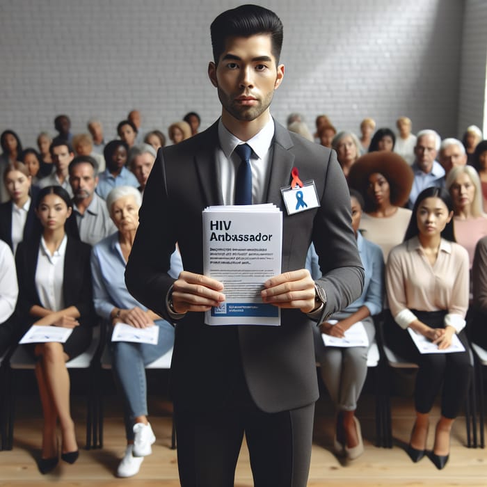 Dedicated Public Health Ambassador Against HIV Awareness | AI Art ...