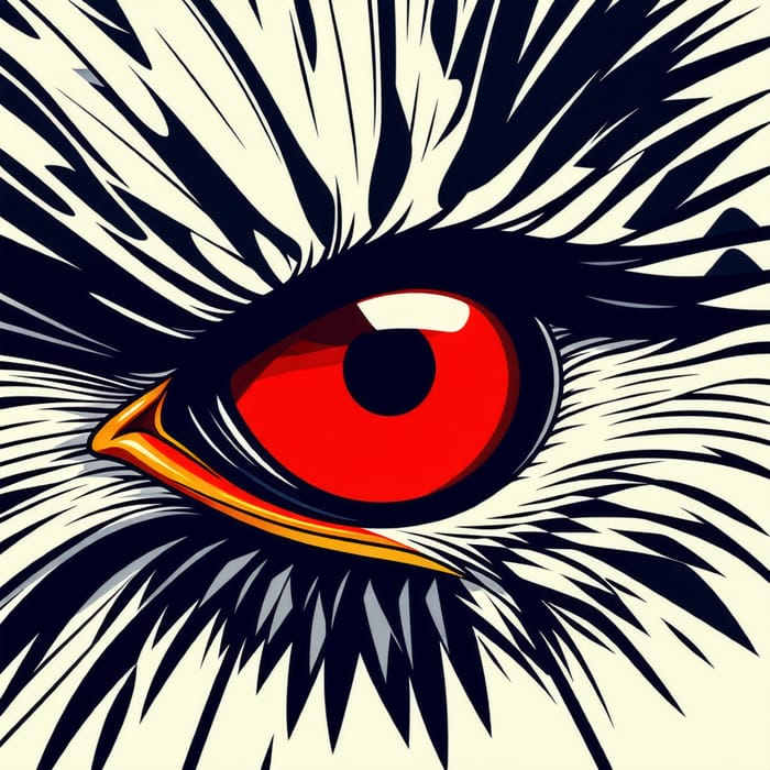Hawk Eye Logo Design: Sleek & Modern Vector Art | AI Art Generator ...