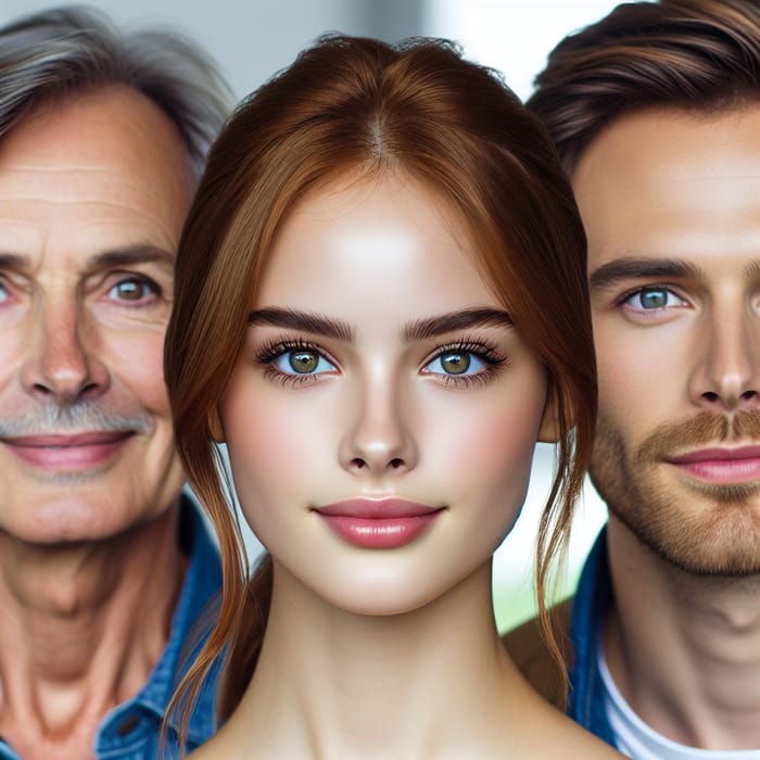 Sophie Marceau & Robert Carlyle's Daughter, Elegant Family Portrait | AI Art Generator | Easy ...