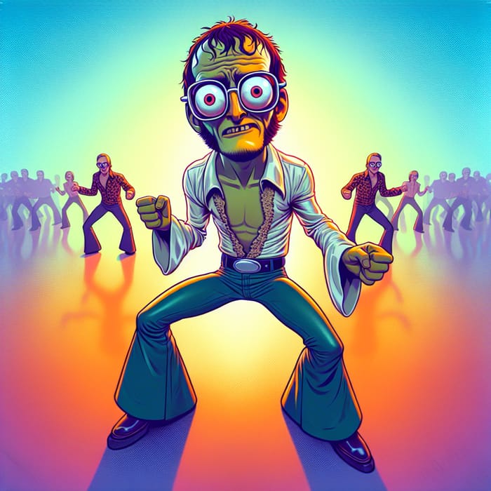 Cartoon Character Dance - Vibrant and Peculiar | AI Art Generator ...