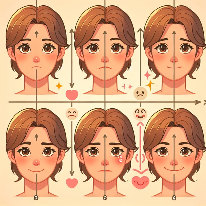 Expressive Human Face Animation | Emotions Range | AI Art Generator ...