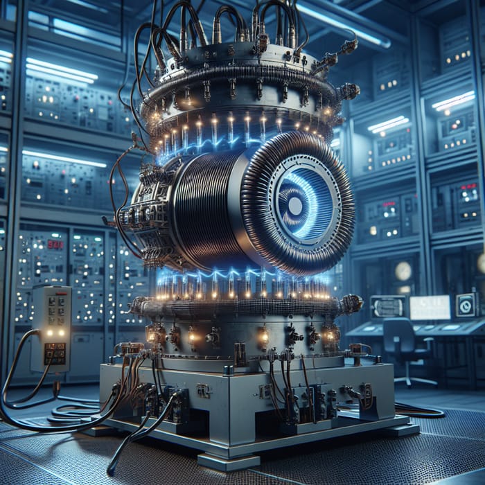 High Power Electromagnetic Generator: Cutting-Edge Technology | AI Art ...