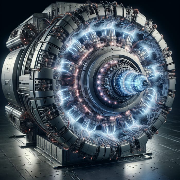 High-Power Electromagnetic Generator | Superior Technology | AI Art ...