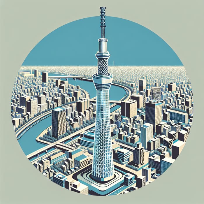 Tokyo Skytree: Iconic Landmark in Sumida, Tokyo | AI Art Generator ...
