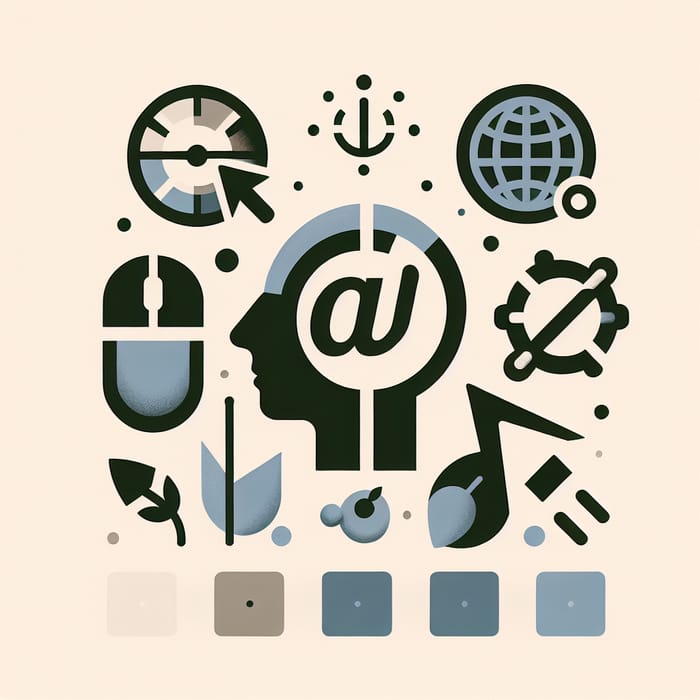 Modern Faceless Digital Marketing Logo Design | AI Art Generator | Easy ...