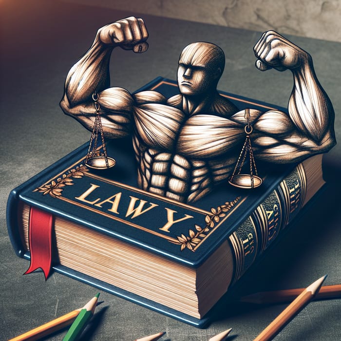 Dramatic Personified Law Book Art: Hyperrealism & Legal Themes | AI Art ...