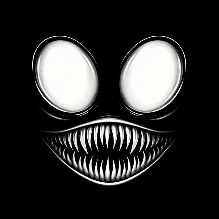 Stunning Alien Eyes on Black Background | AI Art Generator | Easy-Peasy.AI