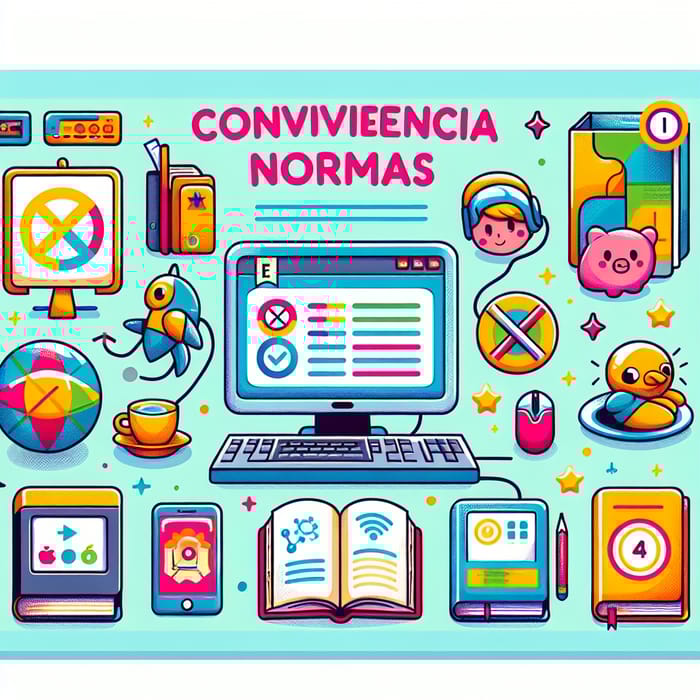 Engaging Computer Science Rules for Kindergarten Children - Convivencia Normas | AI Art ...