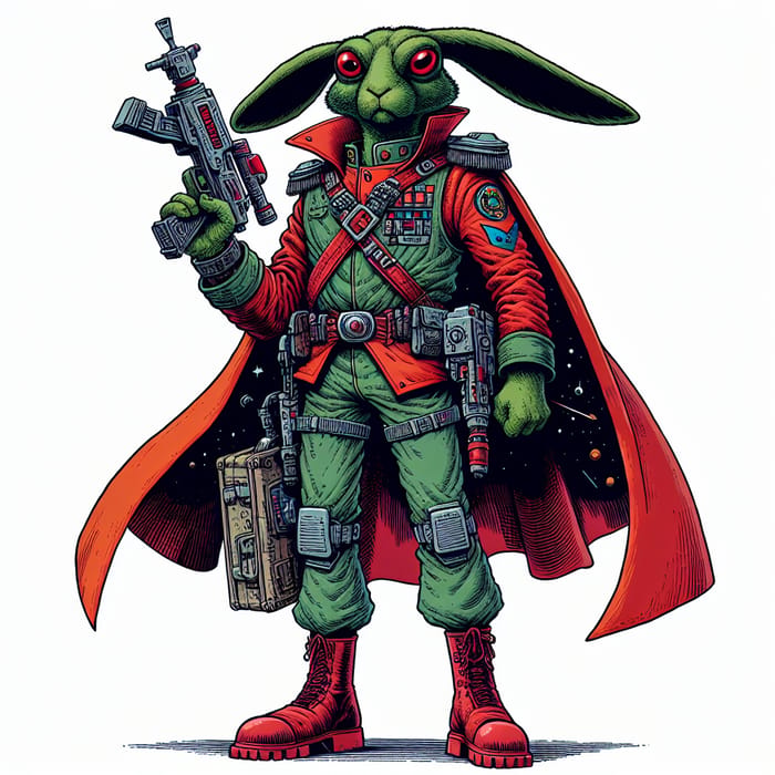 Bucky O'Hare: The Space-Faring Rabbit Adventure | AI Art Generator ...