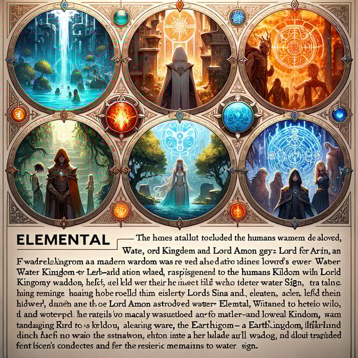 Elemental Realms: Tale of Lords and Heirs | Nova's Journey | AI Art ...