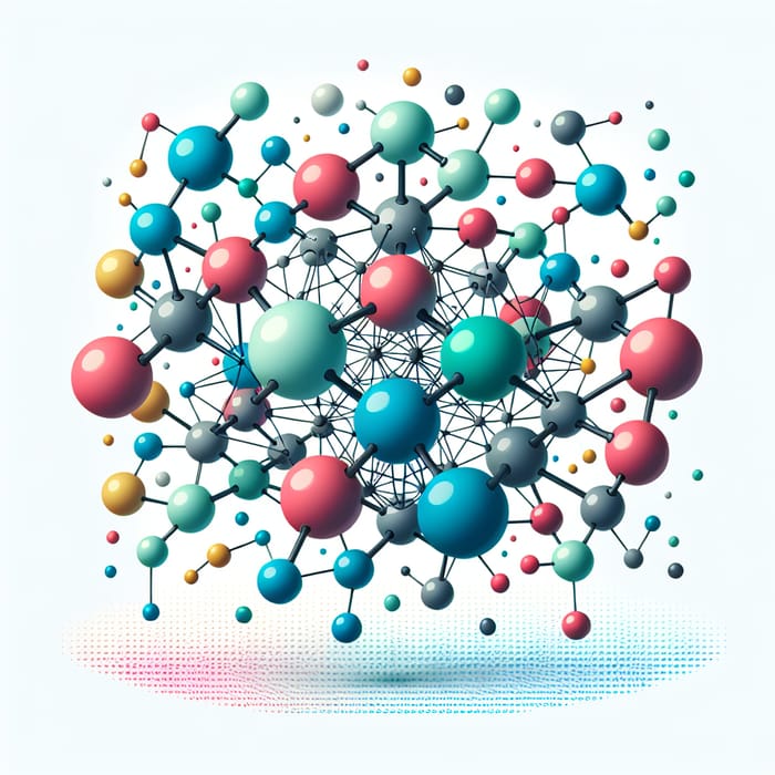 Molecula: Stunning 3D Molecular Illustration | AI Art Generator | Easy ...