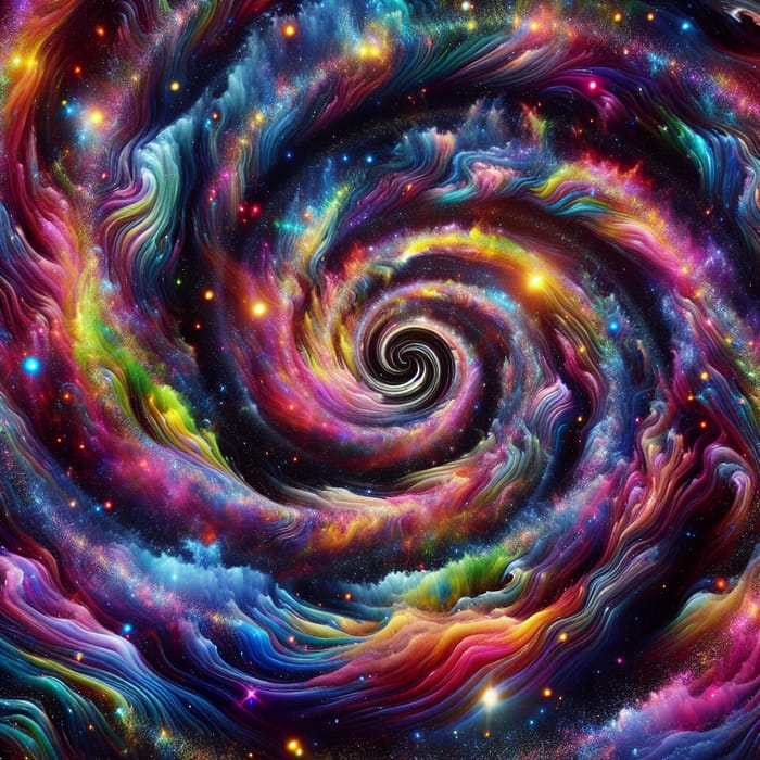 Colorful & Psychedelic Universe - Cosmic Patterns | AI Art Generator | Easy-Peasy.AI