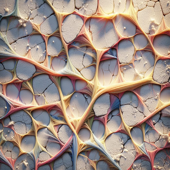 Cheerful Polypropylene Fiber Enhancing Cracked Concrete | AI Art ...
