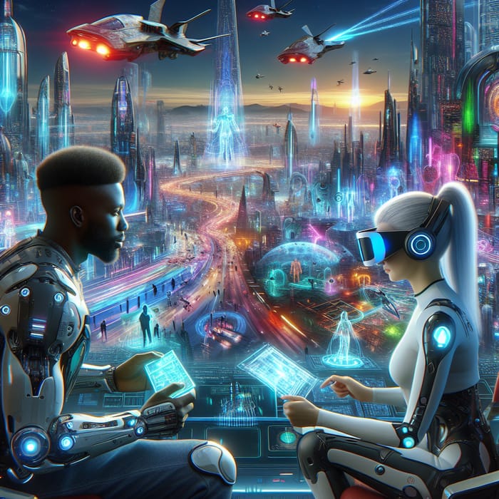 Futuristic Web3 Game Industry - Virtual Universe Vision | AI Art ...