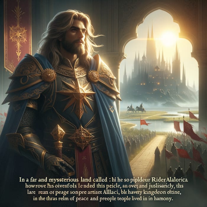 Avalora: Realm of King Alaric - Wisdom, Valor, and Justice | AI Art ...