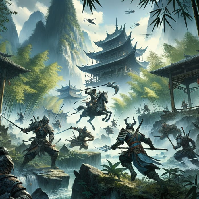 Naraka Bladepoint: Multiplayer Combat & Stealth Adventure | AI Art ...