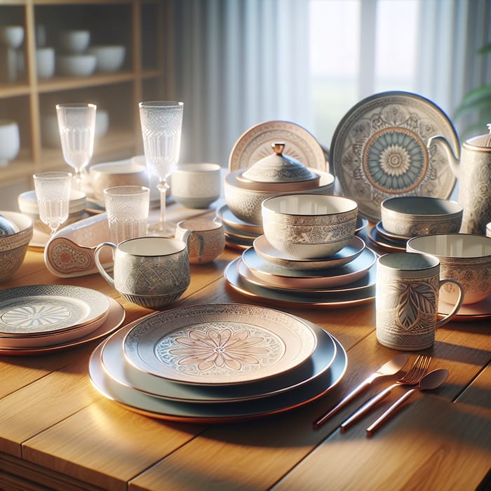 New Collection of Modern Dishware | Fresh Designs | AI Art Generator ...