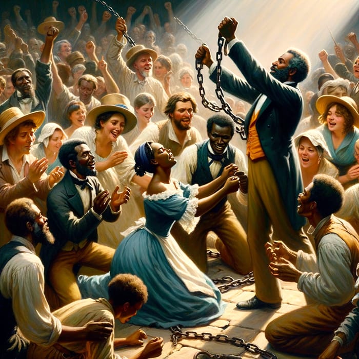 Emancipation of Slaves in the 19th Century | AI Art Generator | Easy ...