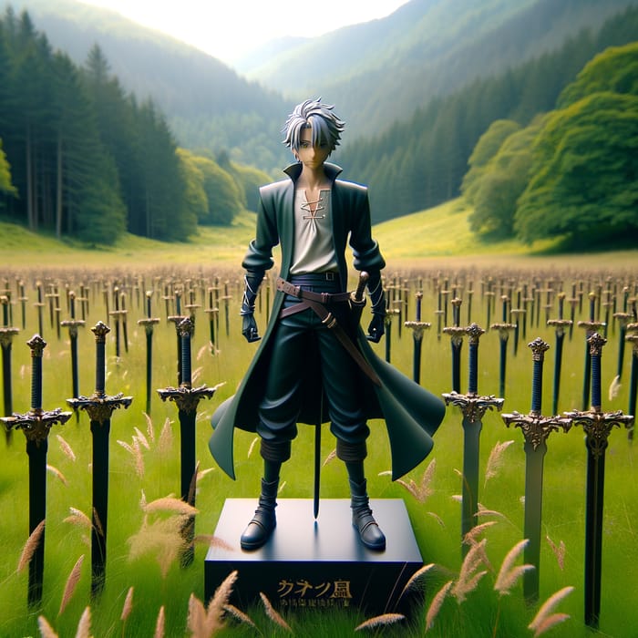 Shirou Emiya Caster: Sword-Filled Meadow Art | AI Art Generator | Easy ...