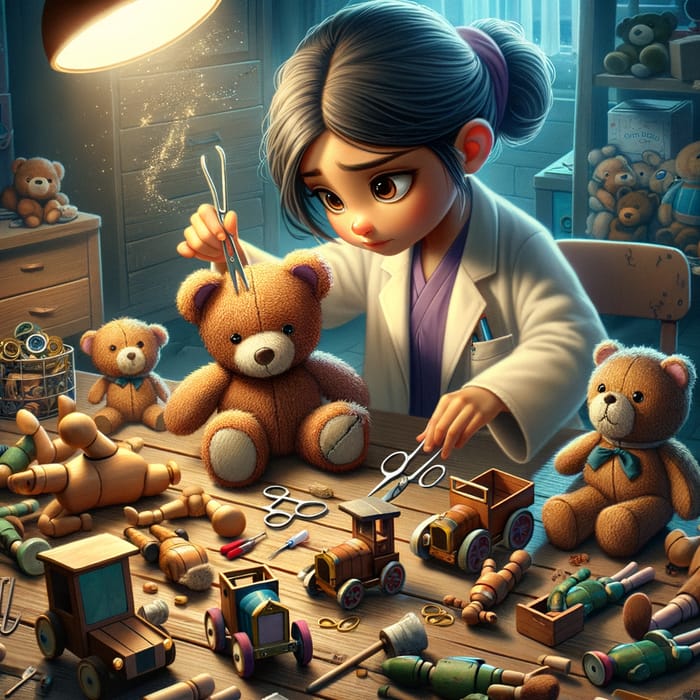 Magical Toy Clinic: Restoring Toys with Dr. Xia | AI Art Generator ...