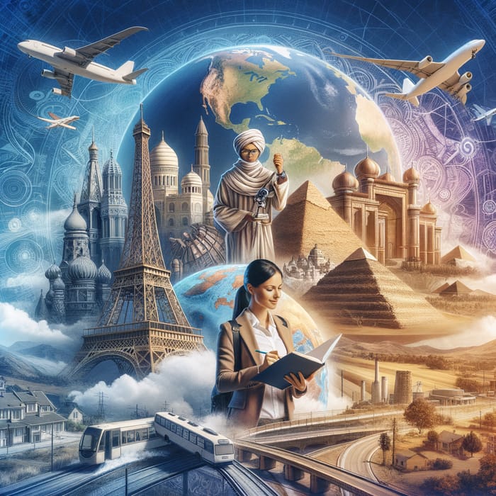Globalization: Visual Representation Through Landmarks & Symbols | AI ...