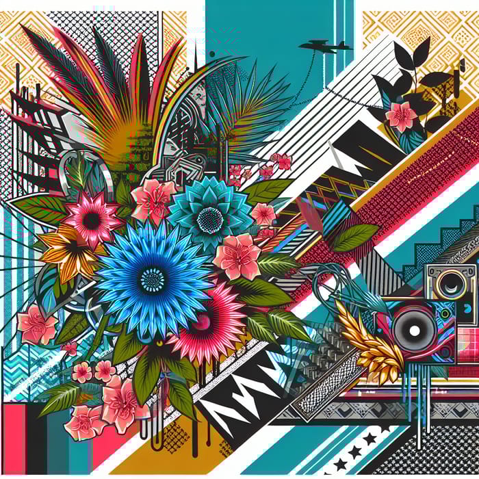 Floral Motifs and Geometric Patterns in Street Culture Design | AI Art ...