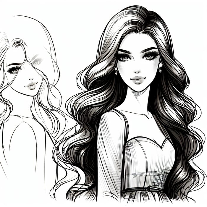 Glamorous Beauty: Stunning Woman with Mesmerizing Eyes | AI Art ...