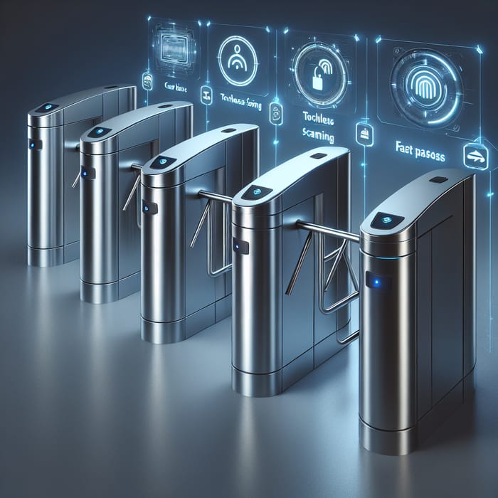 Sleek Modern Turnstile Designs for Fast Pass Systems | AI Art Generator ...