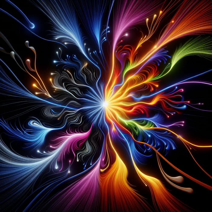 The Law of Attraction: An Abstract Exploration | AI Art Generator ...