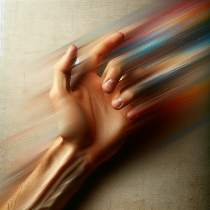 Fast Moving Hand | Capturing Motion in Art | AI Art Generator | Easy ...