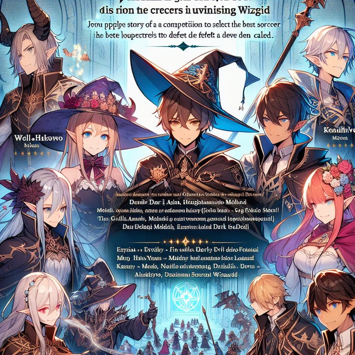 A Journey to the World of Wizards | Battling Dark Devil | Frost Star Wizards | AI Art Generator ...