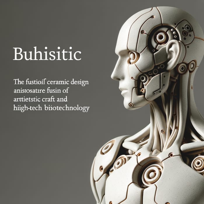 Bionic Ceramic Figurine | Artistic Craft & High-Tech Fusion | AI Art ...