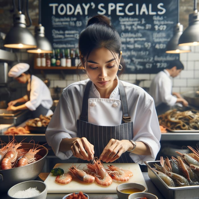 Seawomen’s Chef: Mastering Seafood Cuisine | AI Art Generator | Easy ...