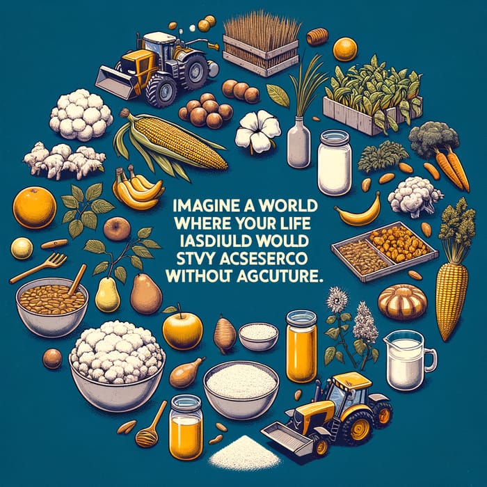 Life Without Agriculture: 5 Essentials You'd Miss | AI Art Generator ...