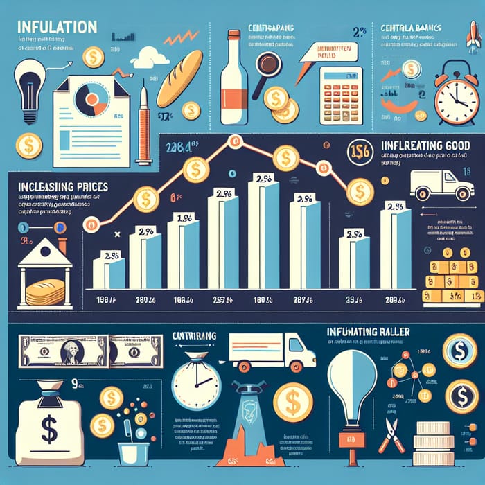 Infographic: Understanding Inflation Impact | AI Art Generator | Easy-Peasy.AI