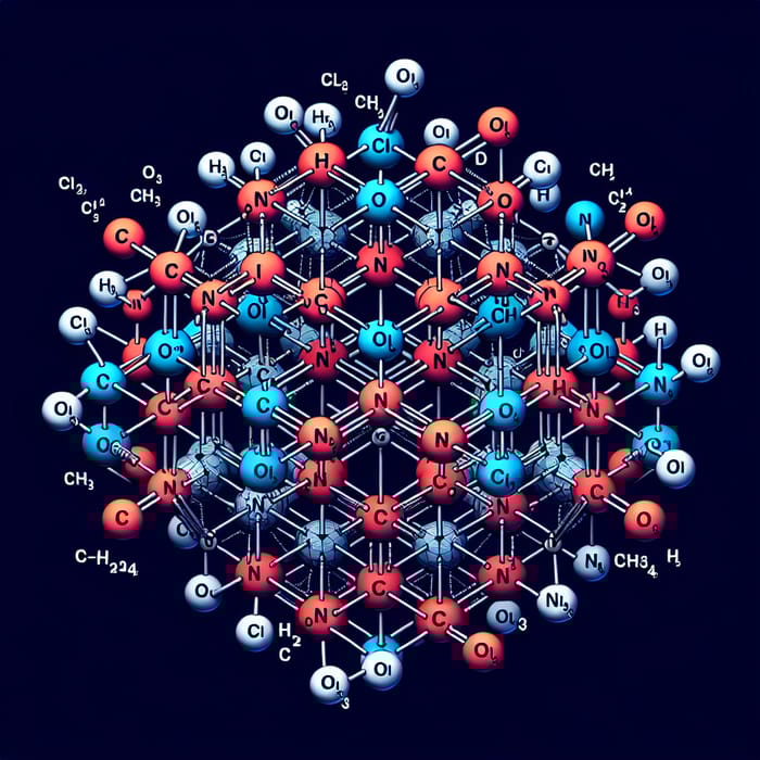 Detailed Lewis Structures & 3D Shapes of Chlorine Compounds | AI Art ...