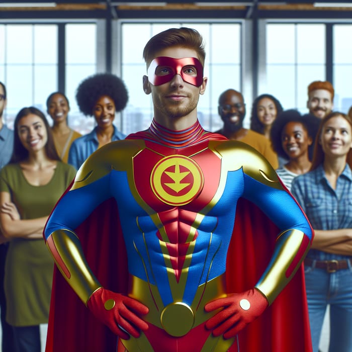 Empowering Community Superhero: Hope & Trust | AI Art Generator | Easy ...