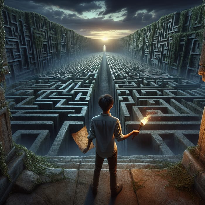 Explore the Maze Runner Adventure: Enter the Labyrinth | AI Art ...