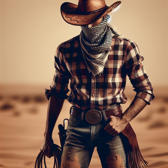 Arab Cowboy: Exuding Rugged Charm of the Wild West | AI Art Generator ...